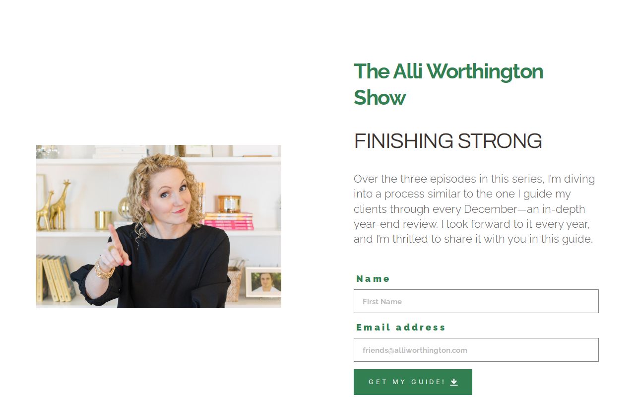 Finishing Strong Guide